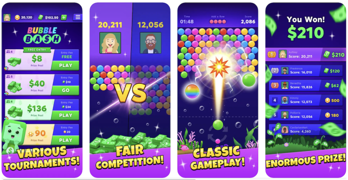8 Best Bubble Shooter Games to Win Money Today