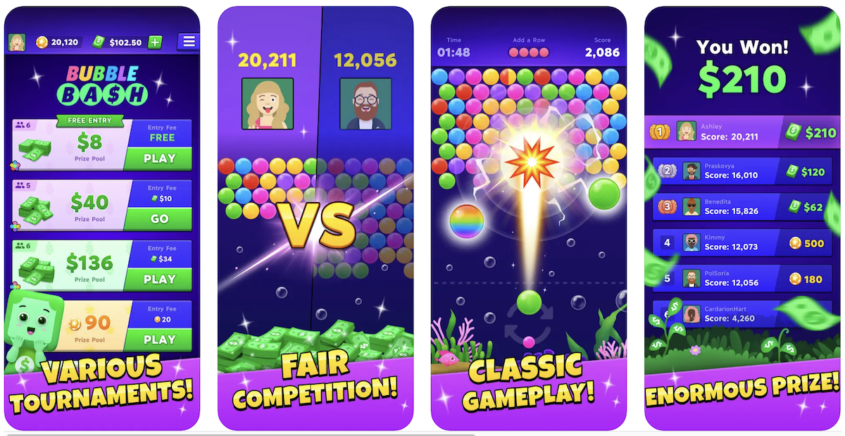 8 Best Bubble Shooter Games to Win Money Today