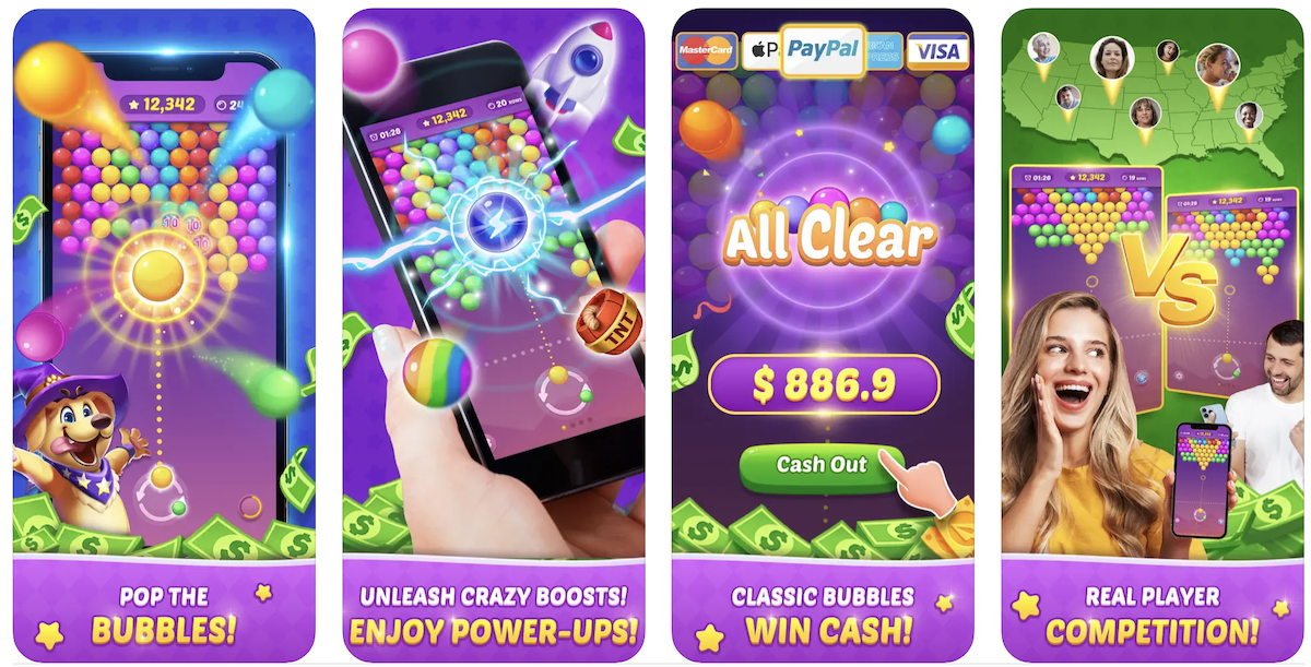 8 Best Bubble Shooter Games to Win Money Today